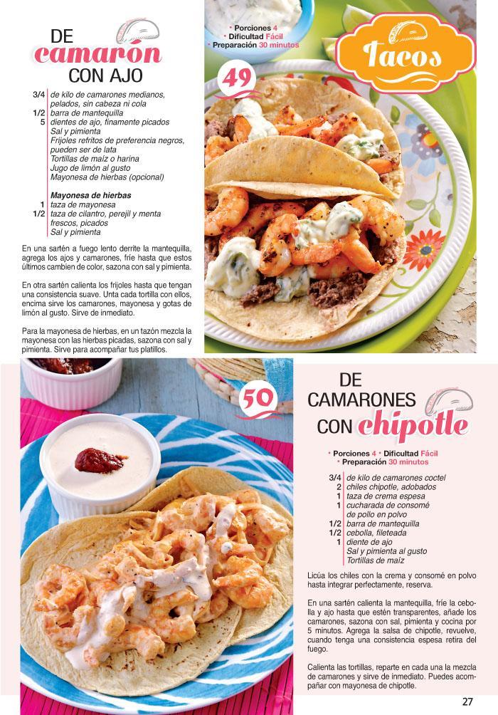 Caprichos y Antojos Especial 83 - Filetitos, mojarras y tacos - Format ...