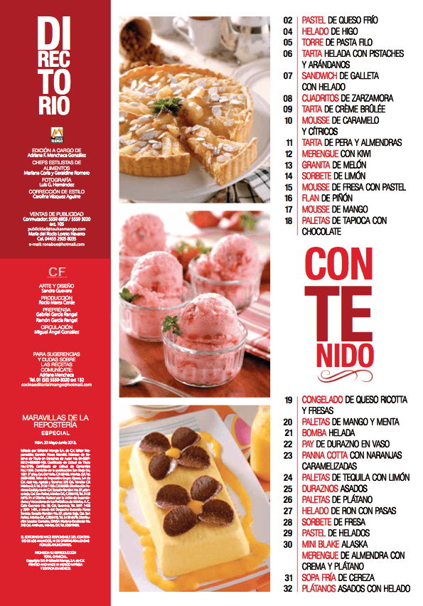 Maravillas de la ReposterÌa Especial 32 - Postres FrÌos - Formato Digi ...