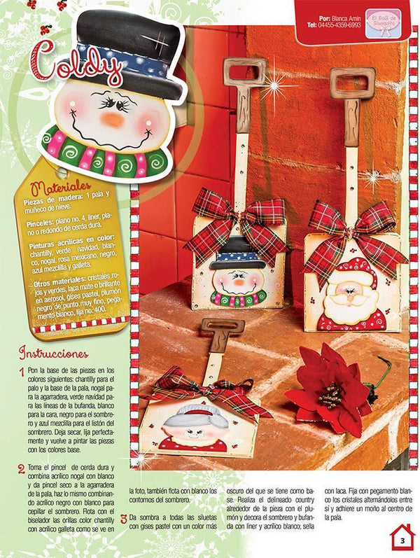 Casita country 88 - Feliz Navidad - Formato Digital - Tejemania