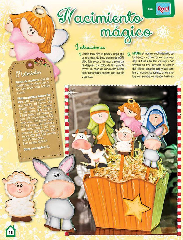 Casita country 88 - Feliz Navidad - Formato Digital - Tejemania